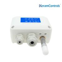 China Air Duct Mounted Temp Humidity Sensor Transmitter RS485 IP65 16-30VDC for sale