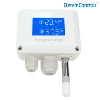 China KTH500 4-20mA LCD Display Temperature Humidity Transmitter for Greenhouse IP65 for sale