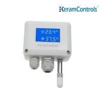 China Large LED Display Temperature and Humidity Transmitter KTH500 IP65 16-30VDC for sale