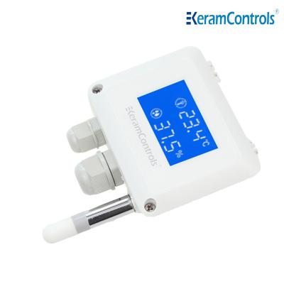 China KTH500 3 Wire Temperature Humidity Transmitter for Greenhouse HVAC Duct Mount IP65 for sale