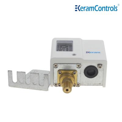 China Keram Controls Q Series Adjustable Pressure Switch 250V AC 10A with 3-30 Bar Range for Air and Liquid Monitoring for sale