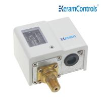 China IP54 Adjustable Pressure Switch CE Certified 3-30 Bar Range with 20A 125V AC Rating for Air Compressors for sale