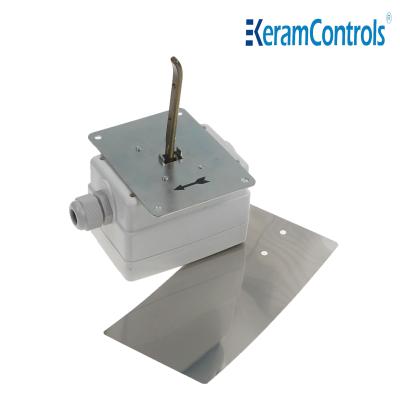 China KAFS Airflow Switch for Air and Non-Aggressive Gases - IP65 Rated, 1.0-8.0 m/sec Flow Range, 200mm Paddle for sale