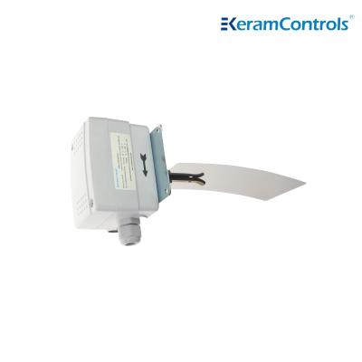 China ABS IP65 Air Flow Switch with 80x175mm Paddle - Duct Mounted HVAC Airflow Proving Switch 1.0-9.2 m/sec Range for sale