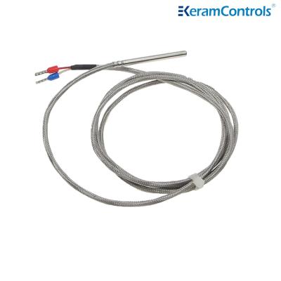 China KTC111 PTFE NTC Temperature Sensor Transmitter with 316 Stainless Steel Probe, IP65 Waterproof, -60 to 350°C Range for sale