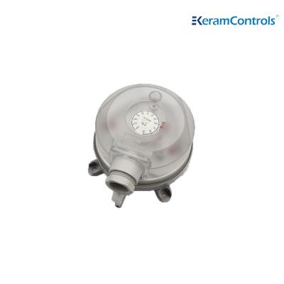 China IP54 30-300Pa Air Differential Pressure Switch for HVAC Systems with SPDT Configuration and UL/CE Certification for sale