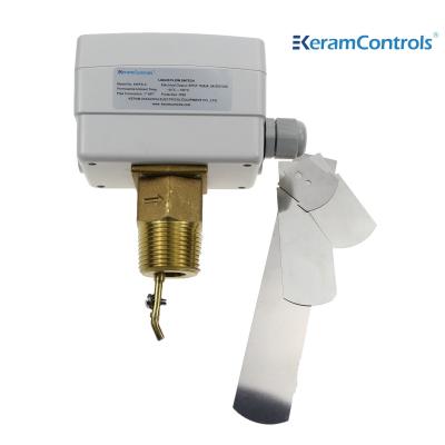 China Brass Flow Switch IP65 SPDT 15A 250VAC for Water Liquid Flow Control for sale