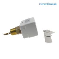 China SPDT Liquid Flow Switch HVAC IP65 Brass 15A 250VAC Adjustable Set Point for sale