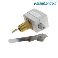 China Brass Inline Water Flow Switch SPDT 15A 250VAC IP65 Adjustable Set Point for sale