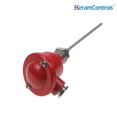 China KTP110 4-20mA PT1000 Temperature Transmitter with 100mm-400mm Insertion Length and IP65 Rating for sale