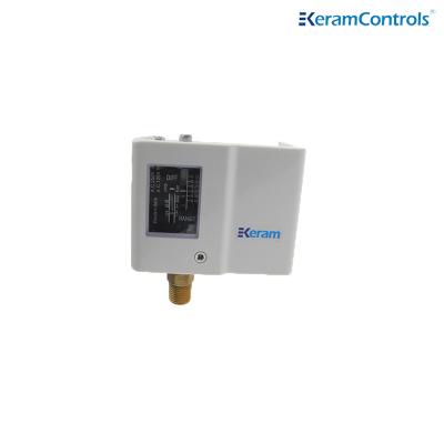 China SPDT Water Pressure Switch 5-16bar IP44 HVAC System Control with Copper Bellows and Brass Interface for sale
