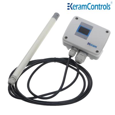 China KAV120 Cable Air Velocity Transmitter 0-10V Output IP65 Rated 16-24V Power 1-30m/s Range for sale
