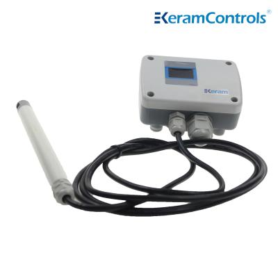 China IP65 NEMA 4 Air Velocity Transmitter 16-24VAC 0-10V Output Cable Type for sale