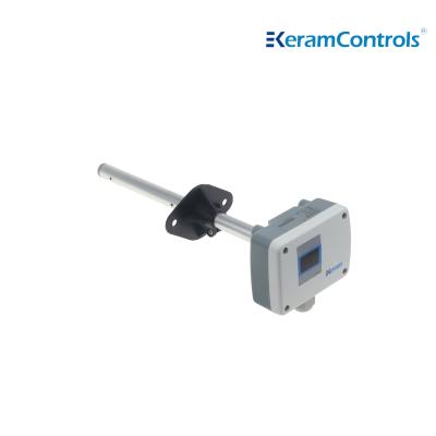 China KAV110 RS485 LCD Display Air Velocity Transmitter 1-30 m/s Range with 0.2% Accuracy and IP65 Protection for sale
