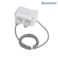 China IP65 Dustproof Room Temperature Sensor Monitor -40°C to +200°C Range with 2-Wire Connection for HVAC Systems for sale