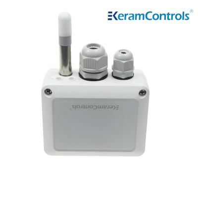China KTH510 Air Duct Mounted Pressure Humidity Temperature Sensor 16-30V DC/AC with 2.5% RH Accuracy and 0.3°C Precision for sale