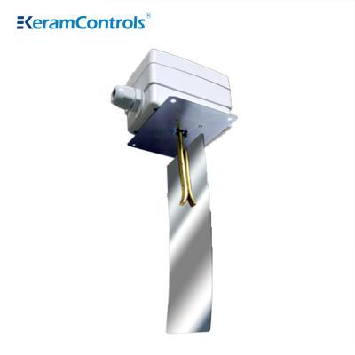 China Keramcontrols KAFS Airflow Switch SPDT 1.0-8.0 M/sec Cut Out IP65 Duct Mounted for sale
