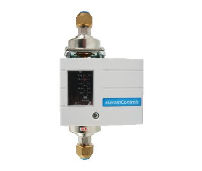 China QYD Differential Pressure Switch Adjustable 0.5-6 Bar SPDT for Water Gas Systems for sale