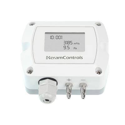 China KAF110 Series Air Volume Transmitter with Polycarbonate & ABS Housing, LCD Backlit Display, and IP65/NEMA4 Protection for sale