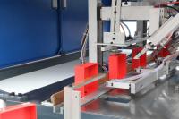 China Drawer Boxes Automatic Rigid Box Machine Ribbon Inserting for sale