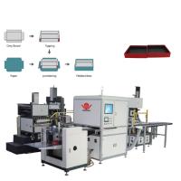China Full Automatic Rigid Paper Box / Cell Phone Box Making Machine for sale