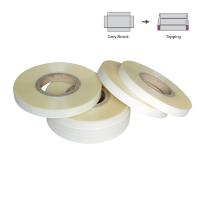 China Transparent PET Tape For Semi Automatic Box Corner Pasting Machine / Hot Tape Pasting Box Corner for sale