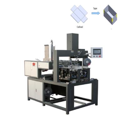China Rigid Box Corner Pasting Equipment For Pasting Box Four Corner for sale