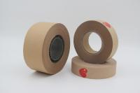 China Printed Non-marking Brown Kraft Hot Melt Strapping Tap To Prevent Damage To Goods for sale