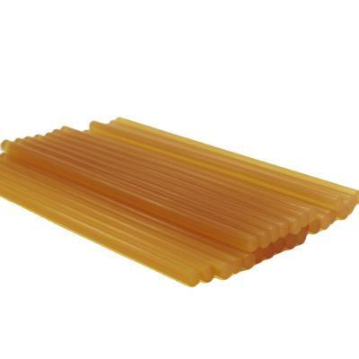 China Hot Melt Adhesives Round Glue Stick / Bar Light Yellow for sale