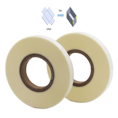 China Heat Resistant Melt Tape Pvc Corner Pasting Box Pet Corner Sealing for sale