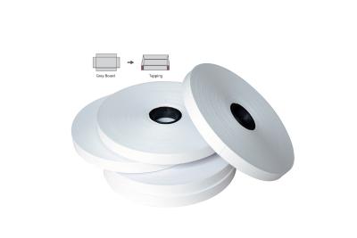 China Rigid Box Corner Pasting Kraft Paper Tape For Automatic Corner Sticking Machine for sale