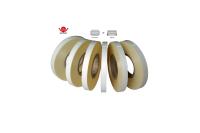 China Rigid Paper Box Angel Pasting PET Tape / Hot Melt PVC Sticking Corner Tape for sale