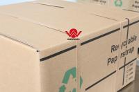 China 12mm Width Recyclable Paper Banding Tape For Strapping Carton for sale