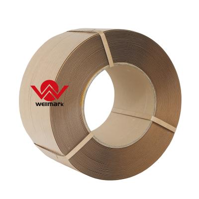 China 12mm Width Recyclable Paper Banding Tape For Strapping Carton for sale