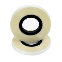China Plastic PET Film Corner Pasting Tape Transparent Hot Melt For Boxes Corner Pasting No Printing Carton Sealing for sale
