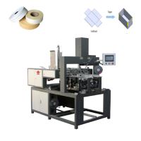 China Box Corner Stay Machine / Automatic Rigid Boxes Four Corner Pasting Machine for sale