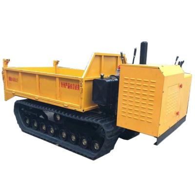 China Construction Material Stores 50HP Diesel Engine 4T Mini Crawler Dumper Truck for sale