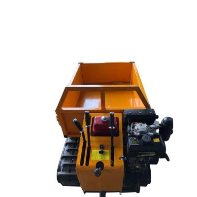 China 2021 Hot Selling Golden Type Farm Supplier Crawler Dumper With Lift Container Tracked Mini Dumper for sale