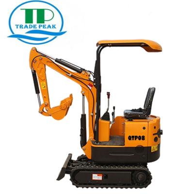 China Building Material Stores Mini Excavator 900kg Crawler Excavator QTP10 for sale