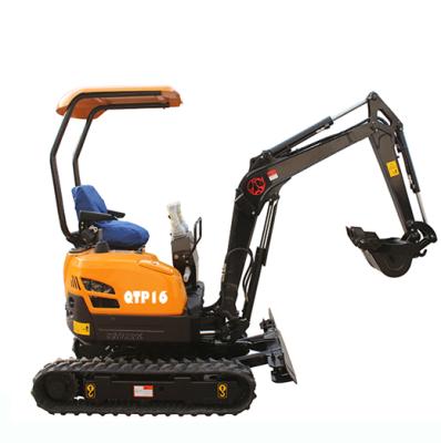 China Building Material Shops Mini Excavator Mini Digging Machine QTP16 for sale
