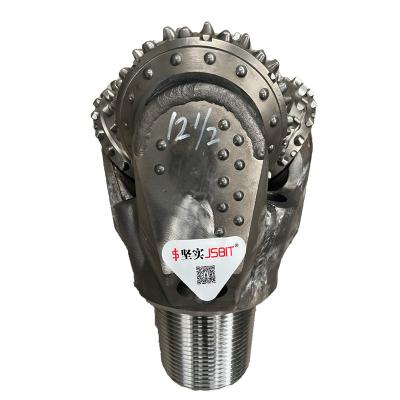 China Factory 12 1/2inch IADC537 rubber sealed journal bearing type tricone drilling bit for sale