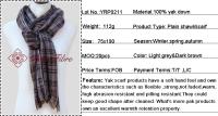 China Yak plaid scarf&shawl for sale