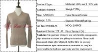 China Yak V-neck pullover for sale