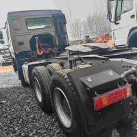 China Chinese 9T LDH Used Tractor Trailer Sinotruk Howo 371 375hp manual diesel for sale