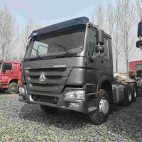 China Chinese 9T LDH Used Tractor Trailer Sinotruk Howo 371 375hp manual diesel for sale