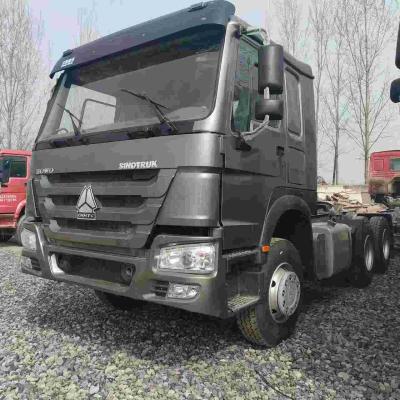 China Chinese 9T LDH Used Tractor Trailer Sinotruk Howo 371 375hp manual diesel for sale