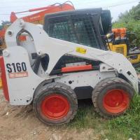 China Turbocharged Used Skid Steer Loader Bob S160 High Speed 19.8m/h 44.9KW for sale