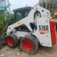 China Turbocharged Used Skid Steer Loader Bob S160 High Speed 19.8m/h 44.9KW for sale
