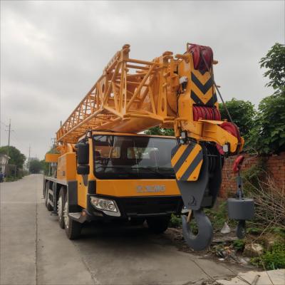 China 50T Hydraulic Old Crane Truck QY5OK XCMG Mobile Crane 80km/h for sale