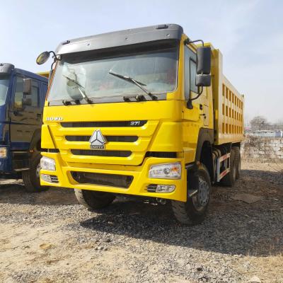 China 6x4 Diesel Used Dump Truck Tipper Second Hand Howo 371hp manual diesel for sale